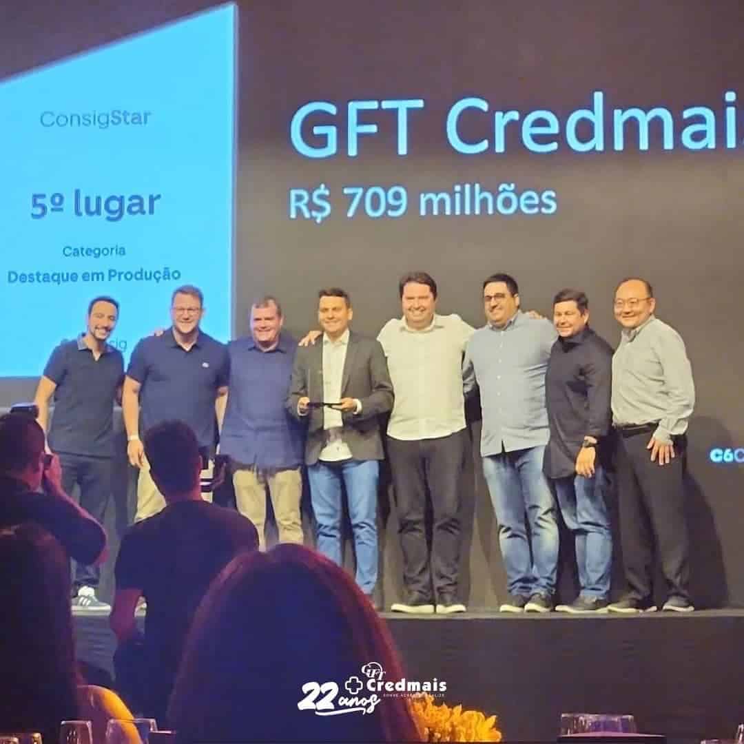 GFT Credmais é destaque na categoria Produção em premiação do C6 Bank
